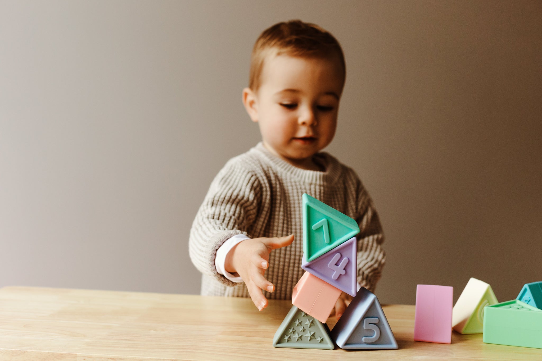 Triblox Rainbow Pastel Building Blocks For Kids – Arch & Ted